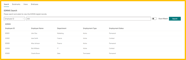 Searching for a record – Mizorix - Knowledge Base